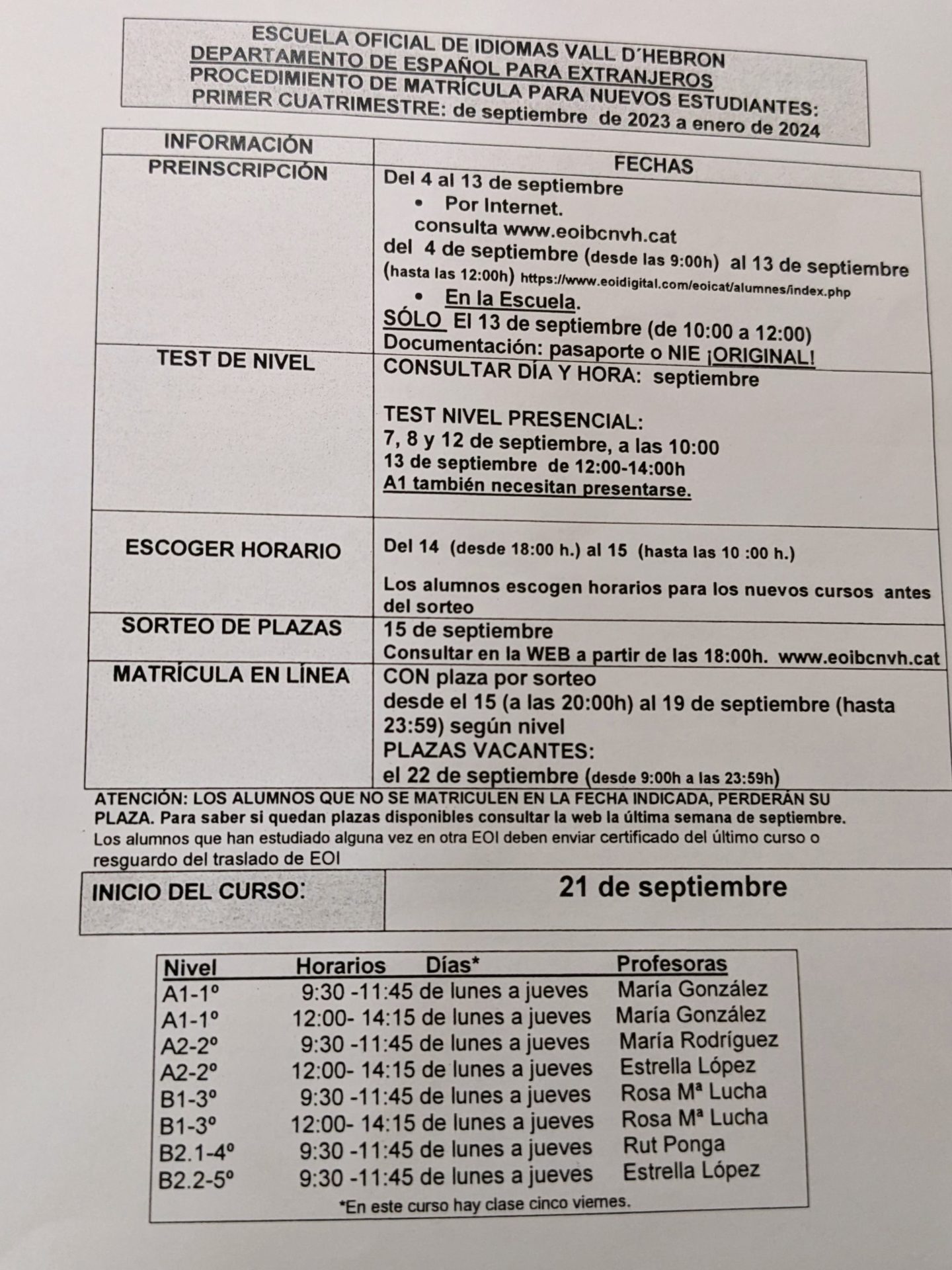 スペインの公立の語学学校EOIへの申し込み方法 | スペインとことこ暮らし